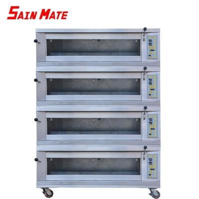 China Guaranteed Direct Sales Bread Making Machine Baking Oven High Precision Gas Food Deck Oven with 8 Trays for sale