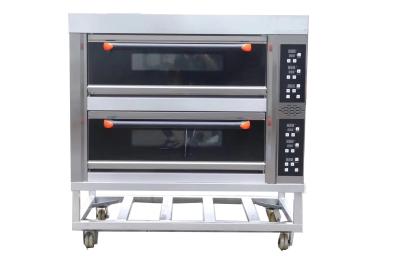 China Intelligent Precise Temperature Control 2 Layers 4 Trays Oven for sale