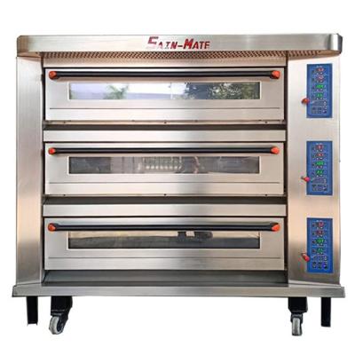China 2 Deck 10 Trays Professional, Electric Ovens Commercial Gas Bread Oven Industrial Bakery Oven for sale