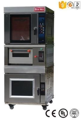 China Convection Oven Deck Baking Oven Prooing 3 Funcitons in 1 Combination Oven Machine for Bread Shop Baking, Proofing, Biscuits Baking for sale