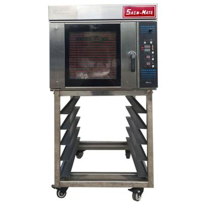 China Biscuits Cooking Bread Baguette Toast Baking Bakery Shop 4 Trays Intelligent Micro Computer Temperature Control Hot Air Convection Oven for sale