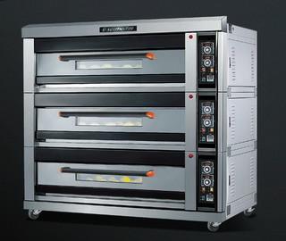 China Top Quality Electric Deck Oven for Bread Baking Equipment 3 Deck 6 Trays Commercial Electric Bread Stove Oven for sale