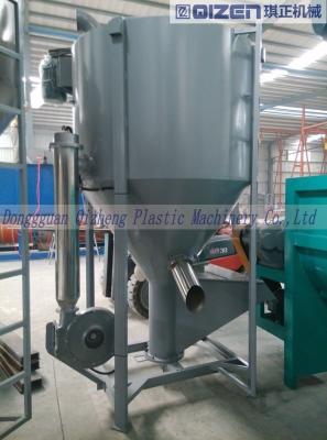 China 1000kg Vertical Plastic Color Mixer Blender Machine with 15kW Heating and Spiral Stirring for sale
