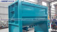 China Chemical Industrial Horizontal Ribbon Mixer Powder Mixing Equipment 2000kg 4000L 3 Motor for sale