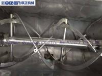 China Horizontal Double Ribbon Mixer 3000kg U Shaped Tank Dry Powder Mixing Machine 22kw for sale