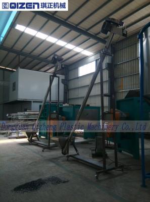 China Stainless Steel Flexible Screw Conveyor 0.5-10 t/h with Automatic Feeding Control Box for sale