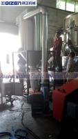 China High Capacity Plastic Bag Shredder Machine , 5.5 KW Blower PET Grinder Machine for sale