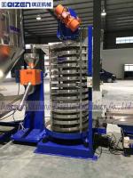 China Vertical High Frequency Vibrating Screen Machine For Block And Short Fiber for sale