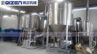 China 5000kg Vertical Screw Mixer 11kw 350rpm Powder Liquid Mixing Equipment with Interlock Protection for sale