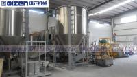 China 5000kg Vertical Screw Mixer 11kw 350rpm Powder Liquid Mixing Equipment with Interlock Protection for sale