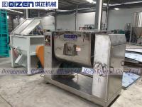China Horizontal Ribbon Chemical Mixing Machine 300kg Capacity 4kw for Plastic Food Powder for sale