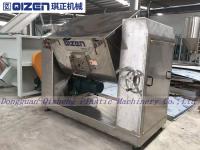 China Horizontal Ribbon Chemical Mixing Machine 300kg Capacity 4kw for Plastic Food Powder for sale