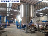 China Manual Discharge Vertical Ribbon Blender Machine , High Shear Cattle Feed Mixers for sale