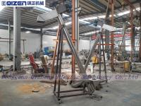 China Protein Powder Filling Flexible Screw Conveyor 159mm Feeding Pipe Customizable for sale