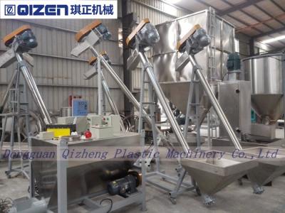 China Stainless Steel Inclined Screw Conveyor 2m Length Small Screw Feeder with Hopper for sale