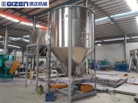 China Vertical Screw Feed Mixer Machine 3 Ton Capacity 7.5KW Motor for Poultry Cow Feed for sale
