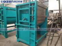 China 500 kg Horizontal Ribbon Mixer Machine for Cacao Powder 5.5 kW Stainless Steel for sale