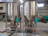 China 1 Ton Automatic Fish Feed Mixer , Vertical Ribbon Mixer With Hot Air Drying System for sale