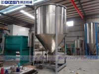 China Vertical Stand Plastic Color Dry Mixer Machine With Heater System for sale