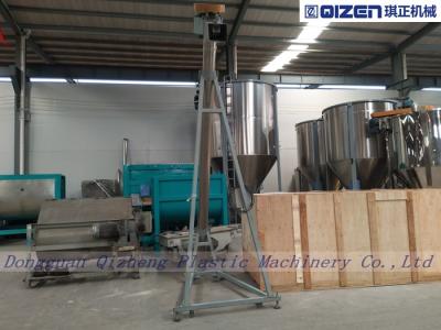 China Automatic PVC Plastic Pellet Flexible Screw Conveyor For Extruder Machine for sale