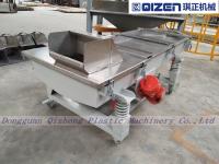 China Stainless Steel Linear Vibratory Screen Separator 500kg/h 1 Layer for sale