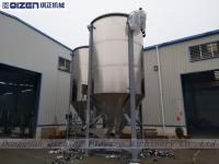 China 15 Ton Chicken Feed Vertical Screw Mixer 30000L Capacity Stainless Steel Paddles for sale