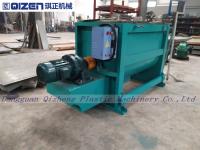 China Recycled Plastic Granulation Horizontal Ribbon Mixer 300KG Air Operated Outlet 600L for sale