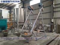 China 3M Height Stainless Steel Spiral Flexible Screw Conveyor Hopper Loader 220V for sale