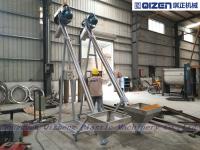 China 3M Height Stainless Steel Spiral Flexible Screw Conveyor Hopper Loader 220V for sale