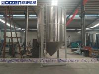 China Vertical Ribbon Blender Plastic Mixer Machine With Recycled Plastic Granulation Storage Silo for sale