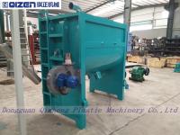China Recycled PET Plastic Granule Mixer 1200L Stainless Steel Horizontal Color Mixer Machine 11KW for sale