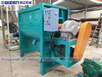 China Recycled PET Plastic Granule Mixer 1200L Stainless Steel Horizontal Color Mixer Machine 11KW for sale