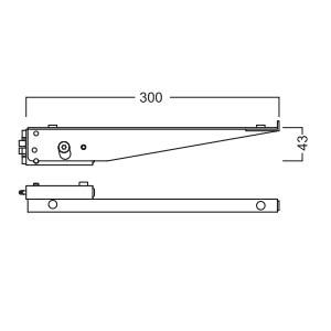 China Shelf  Bracket on 3x3M Aluminum System Booth on Tradeshow Fair, 30cm Bracket of R8 system for sale