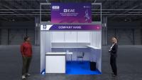 China Qatar Expo 3x3M Shell Scheme Booth for Tradeshow And Event, Chinese Chaep Aluminum Exhibition Stand Supplier for sale
