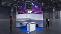 China Qatar Expo 3x3M Shell Scheme Booth for Tradeshow And Event, Chinese Chaep Aluminum Exhibition Stand Supplier for sale