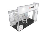 China Ustomize 20X20FT Modular Aluminum Exhibition Booth Trade Show Booth For Exhibition Show Event for sale