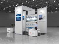 China Ustomize 20X20FT Modular Aluminum Exhibition Booth Trade Show Booth For Exhibition Show Event for sale