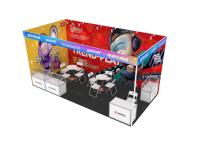 China Custom Modular Exhibition Booth Solutions Tailored to Enhance Trade Show Presence and Maximize Visitor Engagement for sale