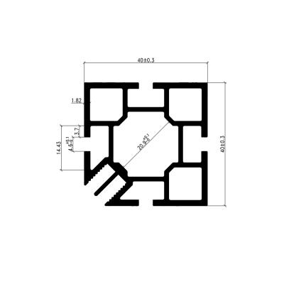 China Width Varies By Model Custom Aluminum Extrusion Profiles Custom Design Tailored To Optimize Performance And Structural Integrity for sale