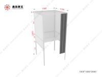 China Custom Size Foldable Portable Changing Room Modular Aluminum Profile Fitting Room Movable Dressing Booth For Retail Shop Outdoor Event for sale
