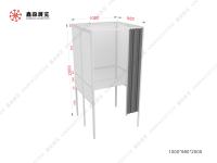 China Custom Size Foldable Portable Changing Room Modular Aluminum Profile Fitting Room Movable Dressing Booth For Retail Shop Outdoor Event for sale