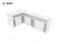 China Exhibition Booth Modular Aluminum Construction Easy To Set Up Reusable And Waterproof Suitable For Medical Quarantine for sale