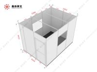China Exhibition Booth Modular Aluminum Construction Easy To Set Up Reusable And Waterproof Suitable For Medical Quarantine for sale