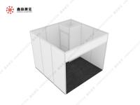 China Exhibition Booth Modular Aluminum Construction Easy To Set Up Reusable And Waterproof Suitable For Medical Quarantine for sale