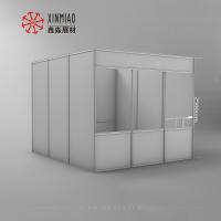China 3X3M Custom Exhibition Booth With Door For Indoor Use,Modular Aluminum Frame Quick Assemble Room for sale