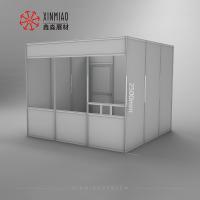 China 3X3M Custom Exhibition Booth With Door For Indoor Use,Modular Aluminum Frame Quick Assemble Room for sale