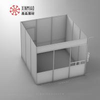 China 3X3M Custom Exhibition Booth With Door For Indoor Use,Modular Aluminum Frame Quick Assemble Room for sale