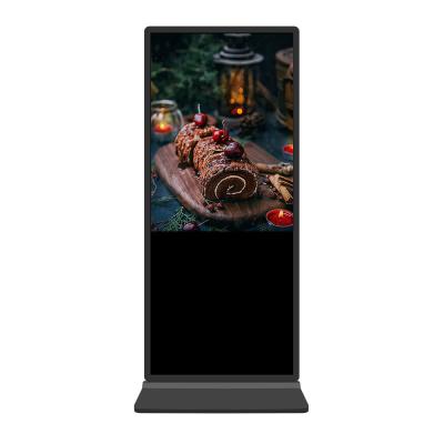China 49 Inch Floor Standing Digital Advertising Kiosk  Exhibition Center Support for sale