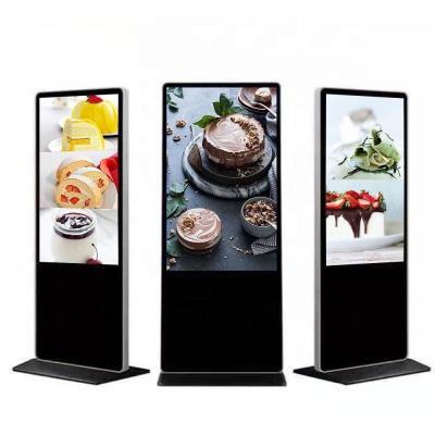China 49 Inch Floor Standing Digital Signage with Infrared Touch for Exhibition Center for sale