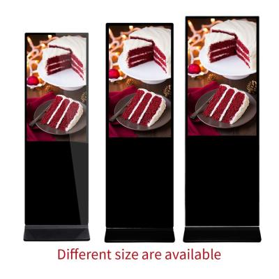 China 55 Inch Indoor Digital Signage with IR 1080p Touch Screen 400cd/m2 Brightness for sale